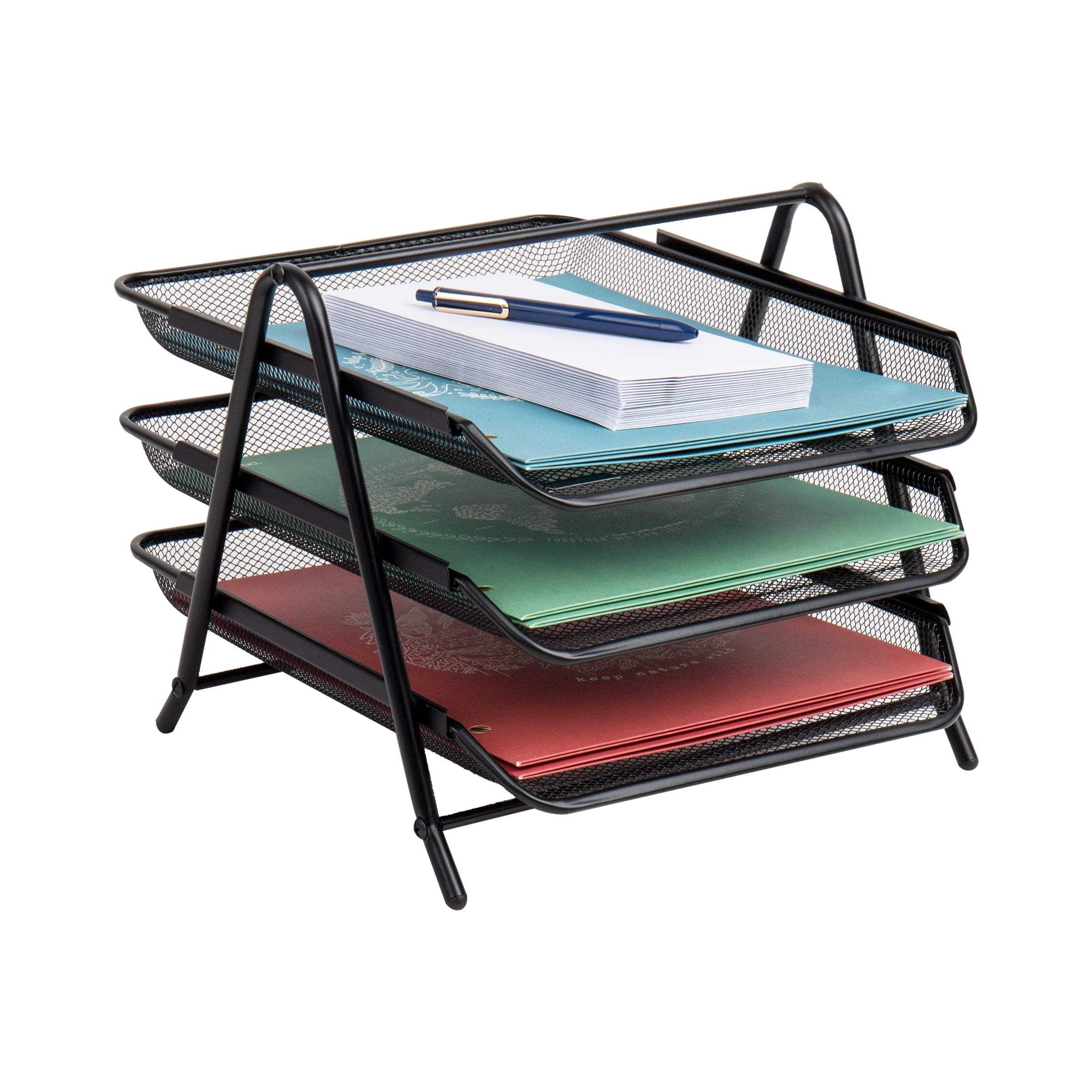 Mejores ofertas e historial de precios de Mind Reader Network Collection, 3-Tier Paper Tray ...