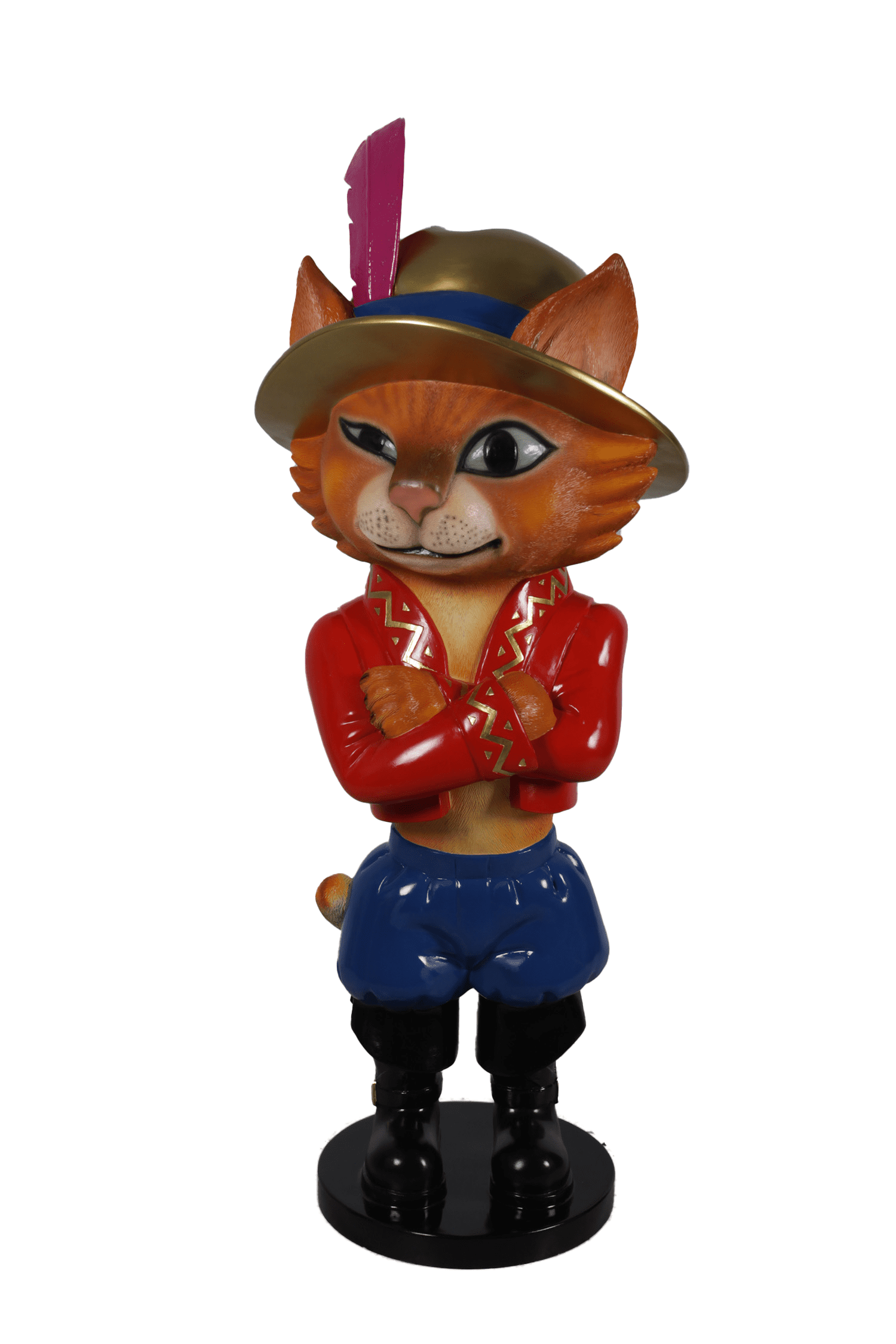 Comic Cat Standing Life Size Statue - Walmart.com