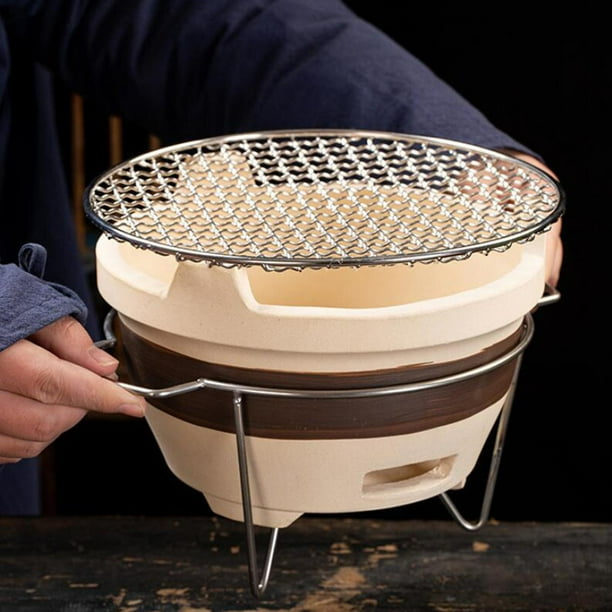 Colaxi Small Charcoal Grill Camping Stove Multifunctional BBQ Grill ...