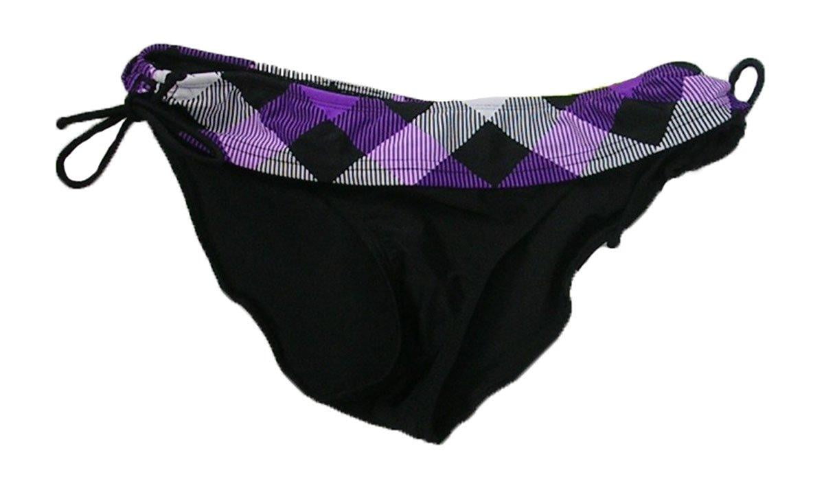 Hobie Classic Black Womens Banded Hipster Bikini Swim Bottom with ...