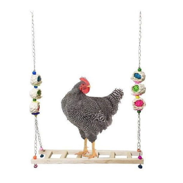 HOARBOEG Kid Toys Chicken Ladder Wood Stand Chicken Toy Toys for Chicks ...