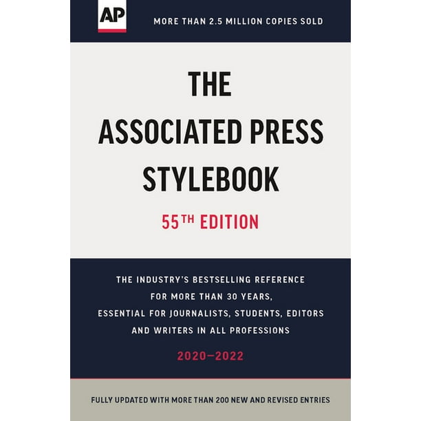 The Associated Press Stylebook : 2020-2022 (Paperback) - Walmart.com ...