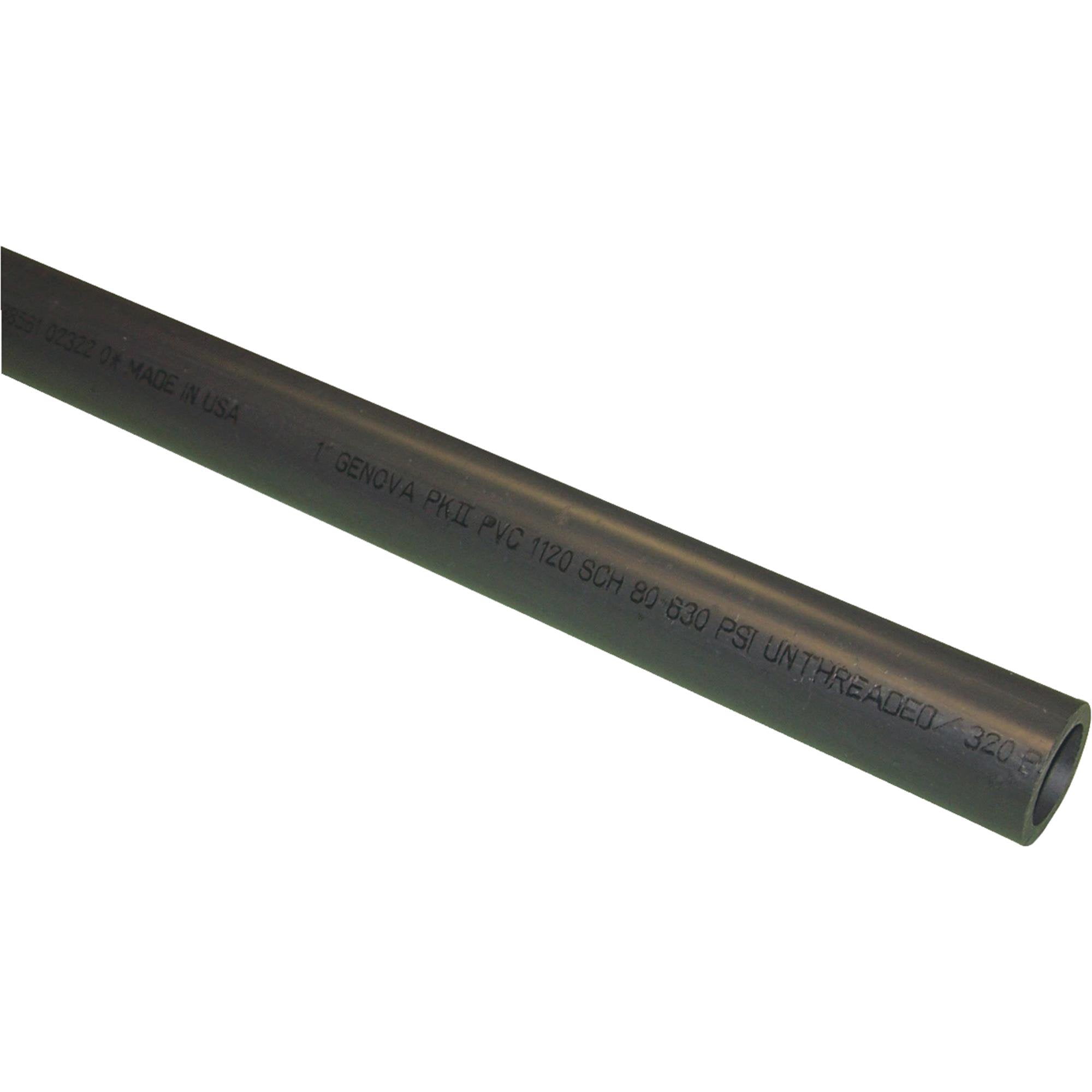 Genova 20 Ft. PVC Schedule 80 Gray Pressure Pipe - Walmart.com