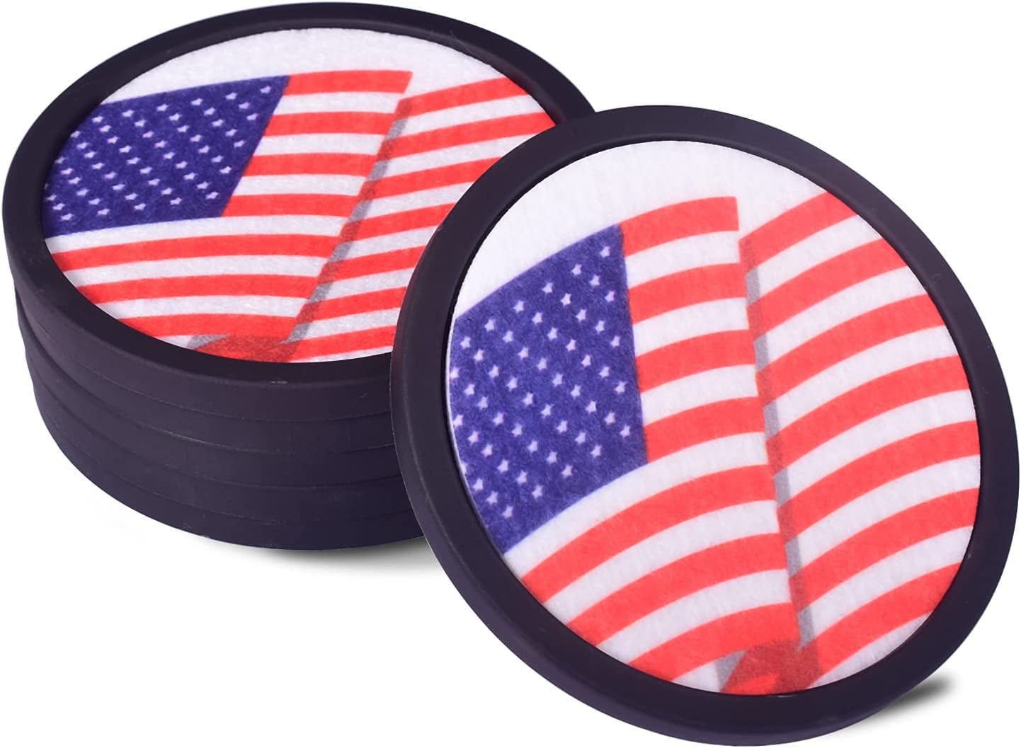 Large Drink Coasters – Absorbs Moisture and Prevents Table Damage ...