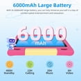 Kids Tablet, 10.1 inch IPS HD Touchscreen Android 14 64 GB Storage, 8GB ...