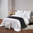 Abstract Line Bed Runner King Size Herringbone Black White Modern ...