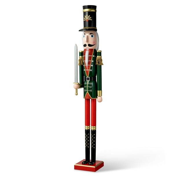 Glitzhome Wooden Nutcracker Christmas 42 Inches, Soldier - Walmart.com