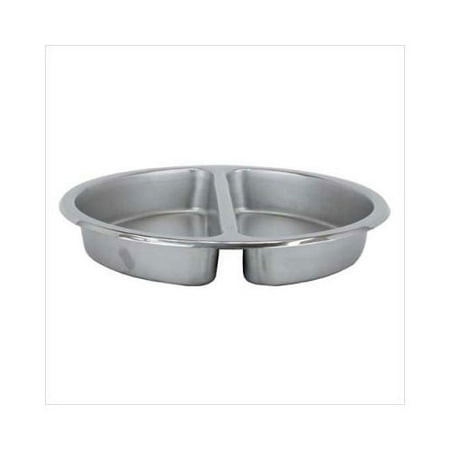 Buffet Enhancements Half Size Stainless Steel Round Chafing Dish Insert ...