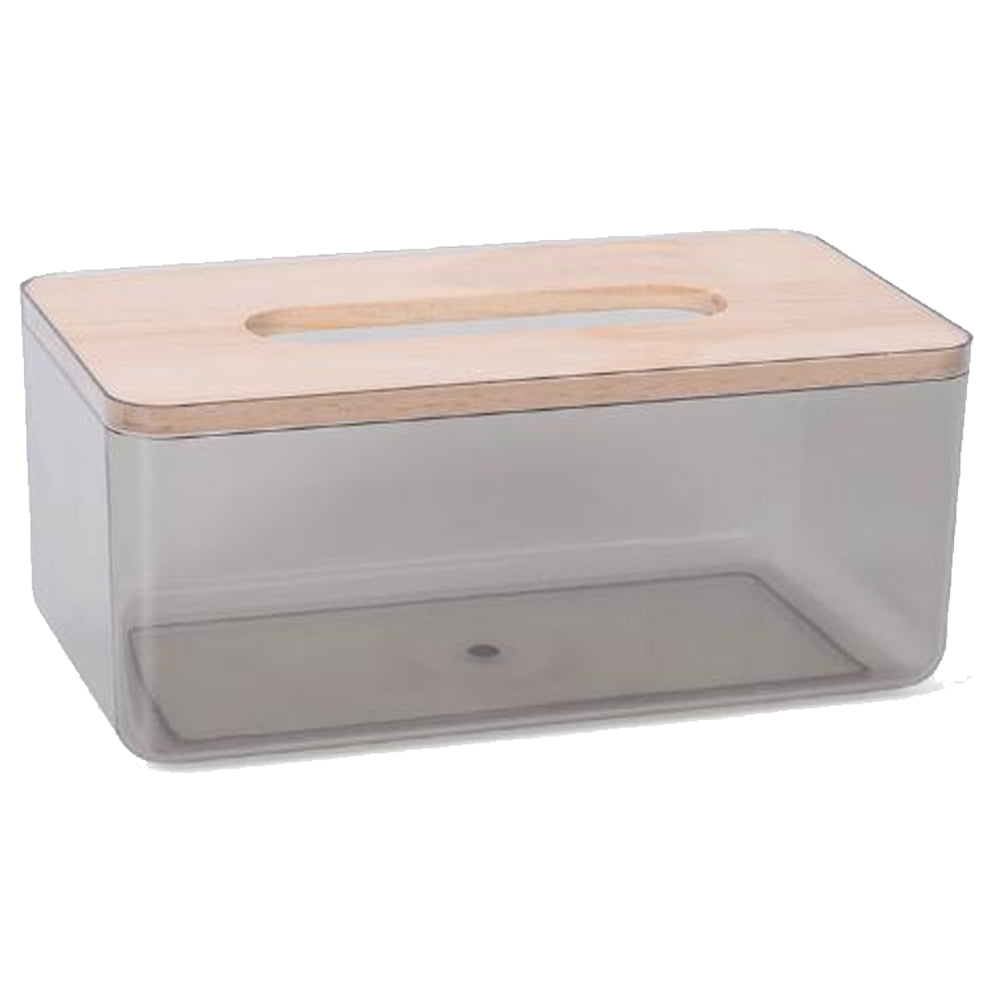 Modern Minimalist Clear Tissue Box Holder Rectangular - Walmart.com