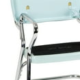 COSCO Stylaire Steel Retro Chair Step Stool with Flip-Up Vinyl Seat ...