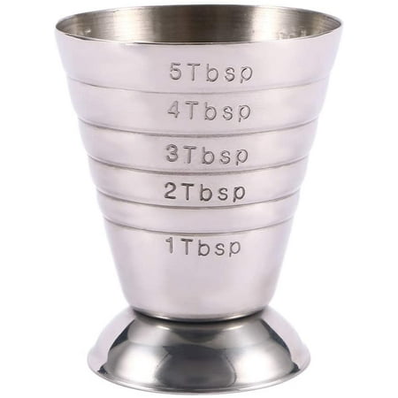 75ML Stainless Steel Jigger Spirit Measuring Cup, Measure Tumblerful ...