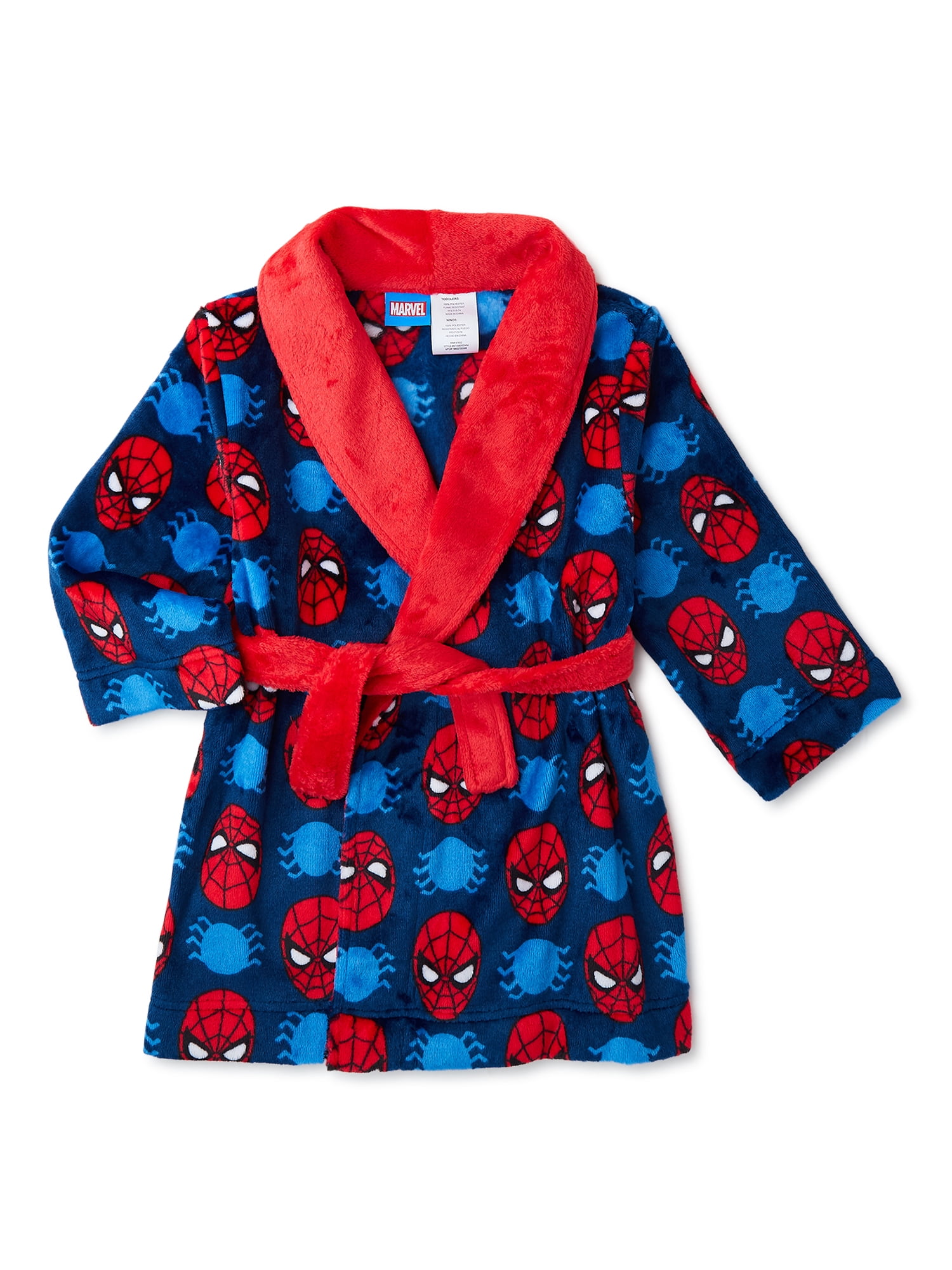 Marvel Comics Spiderman Boys Pajama Robe, Sizes 2T-5T - Walmart.com