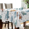 54x72in Square Printed Tablecloth Easy-Care Decorative Table Cloth for ...