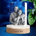AVAGifts Personalized 3D Engraved Crystal Photo Custom 3D Photo Crystal ...