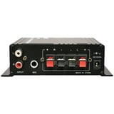 PYLE PFA200 - Home Mini Audio Amplifier - 60W Portable Dual Channel ...