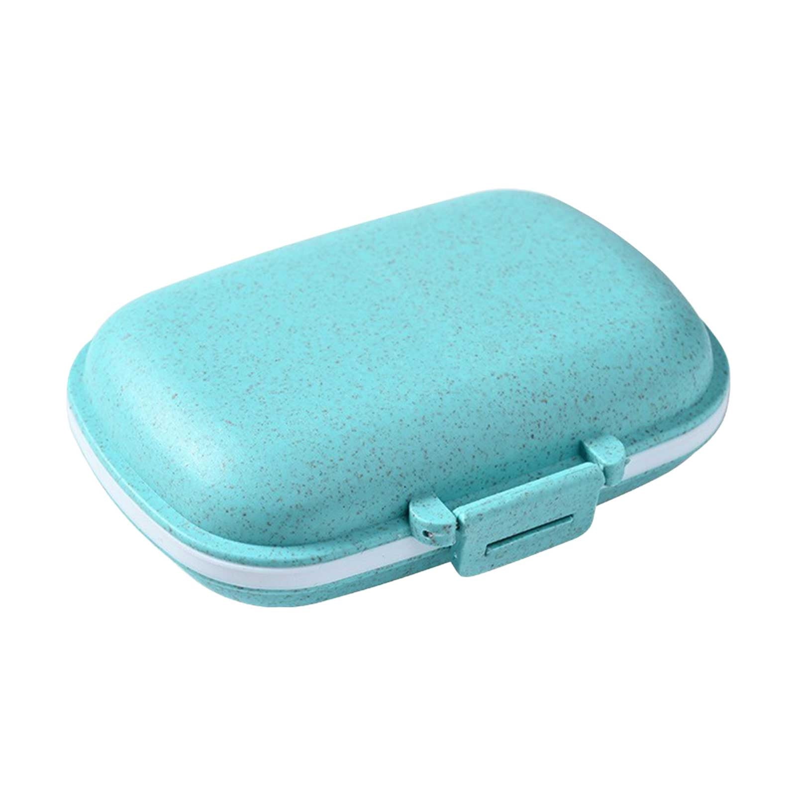 Jikolililili 8 Compartments Travel Pill Organizer Moisture Proof Small ...