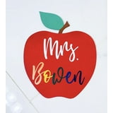 Unfinished Wood Apple Shape | DIY School Teacher Craft 5" / 1/8 ...