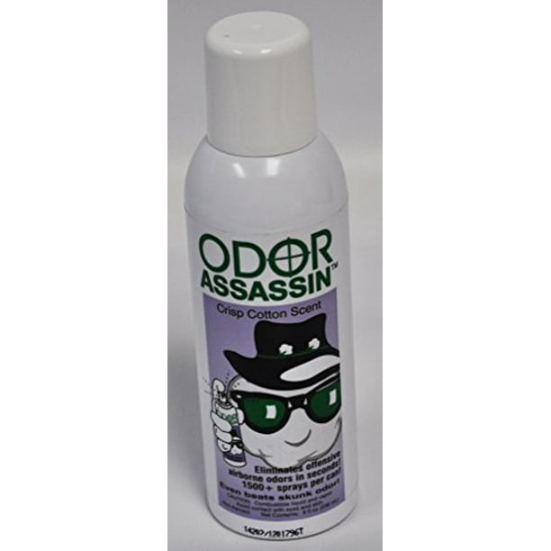 Odor Assassin Odor Eliminator Crisp Cotton Scent - Walmart.com