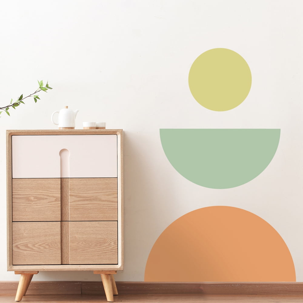 Half Circle Boho Decal-Semicircle Boho Wall Decor Sticker,DIY Boho Wall ...