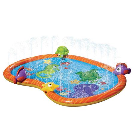 AIHOME Water Sprinkler Pool Kids Sprinkler Splash Pad Wading Pool for ...