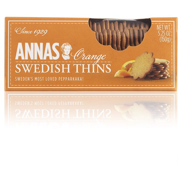 Anna's Swedish Orange Thin Cookies, 5.25 Oz. - Walmart.com - Walmart.com