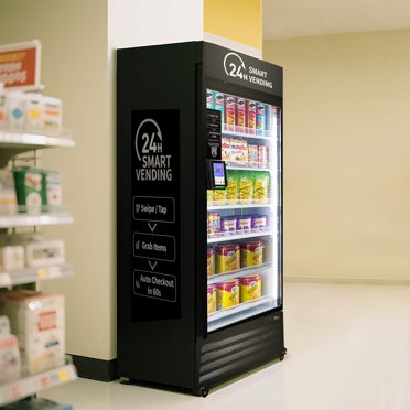 AI Smart Vending Machine 245-Capacity w/ Contactless Payment for Office ...