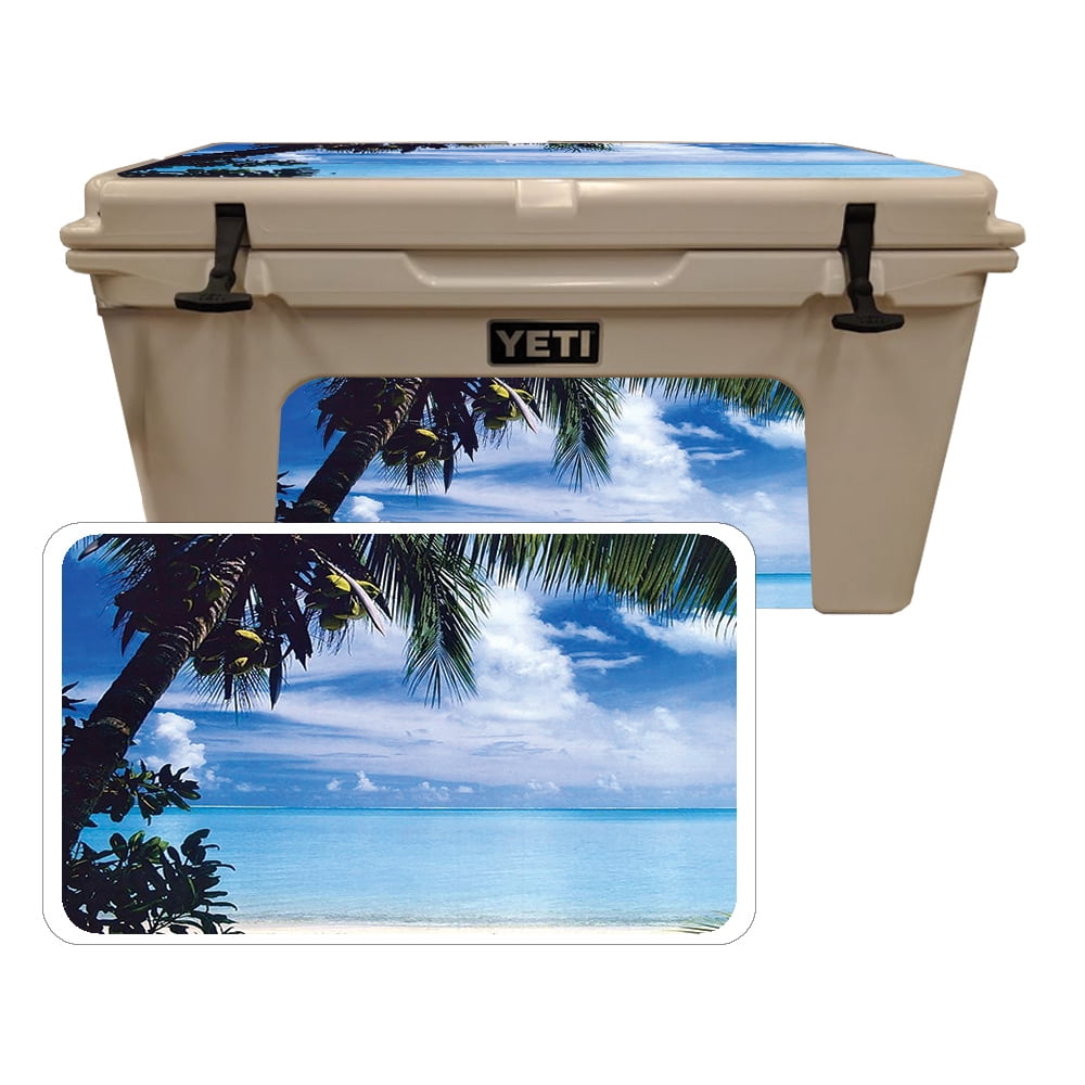 MightySkins Skin Compatible With YETI Tundra 110 qt Cooler wrap cover ...