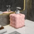 Ceramic Press Dispenser Bottle Refillable Hand Soap Shampoo Lotion ...