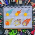 1 pc PET Hollow Out Drawing Painting Stencils for Scrapbook Photo Album ...