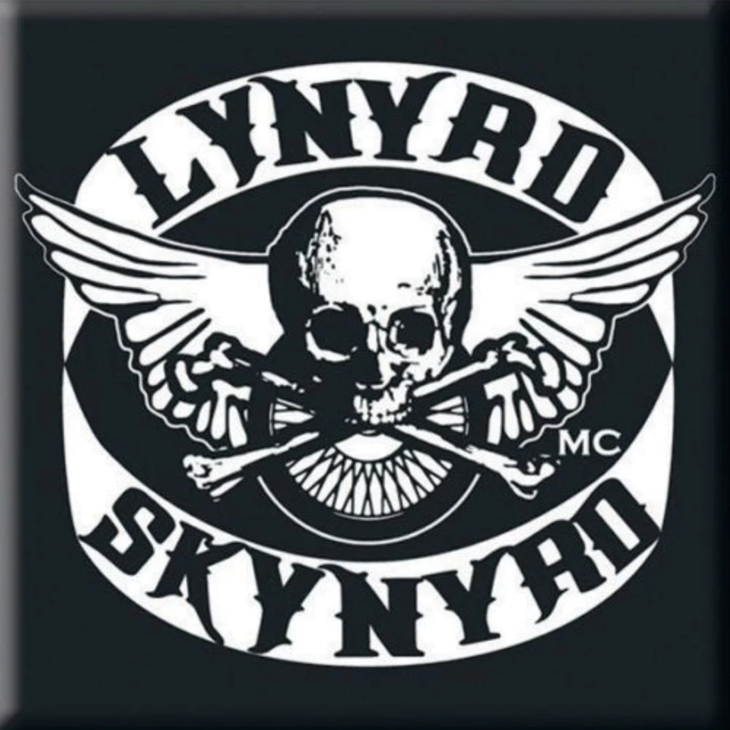 Lynyrd Skynyrd - Biker Patch Logo Fridge Magnet - Walmart.com