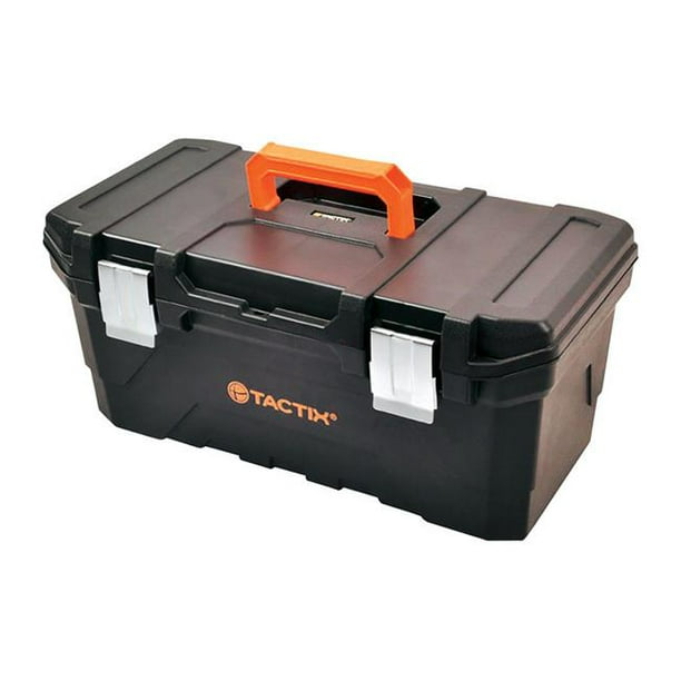 20 in. Tactix Tool Box Plastic - Walmart.com - Walmart.com