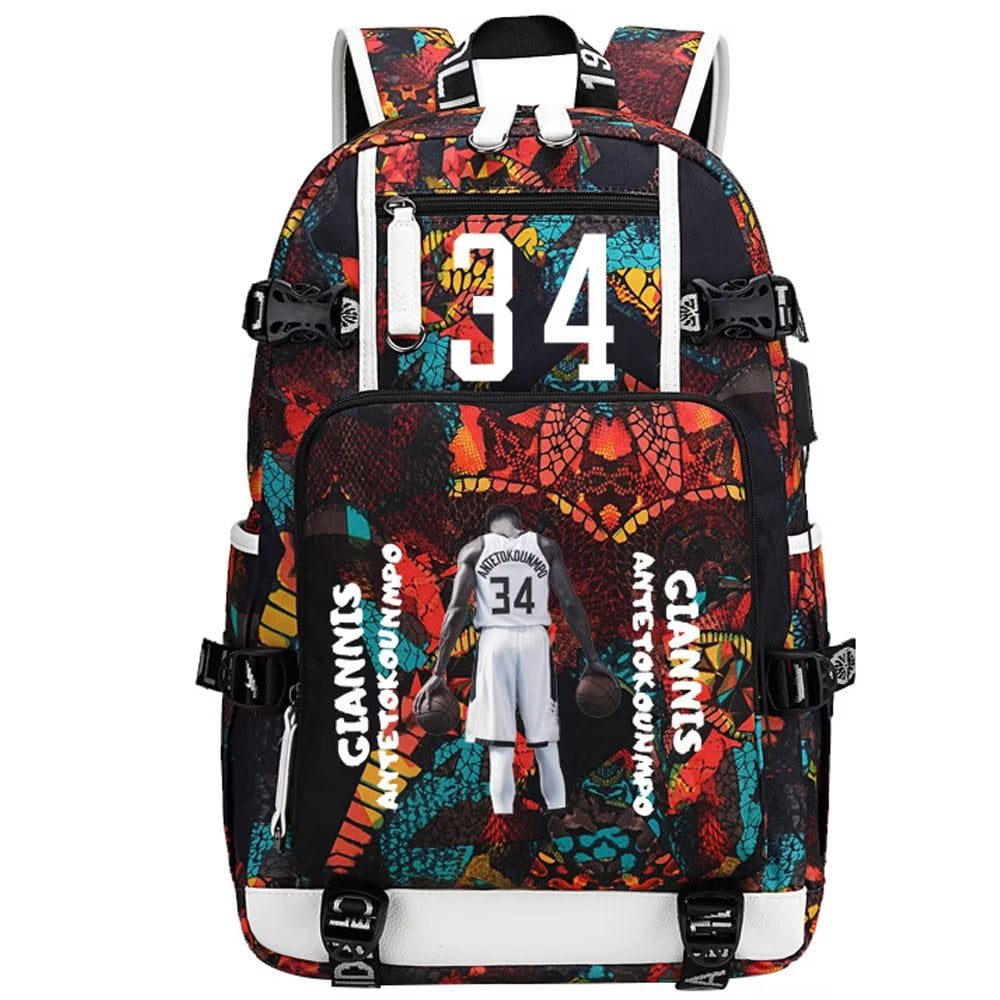 Basketball Player GA34 Multifunction Backpack Travel Taptop Daypack ...