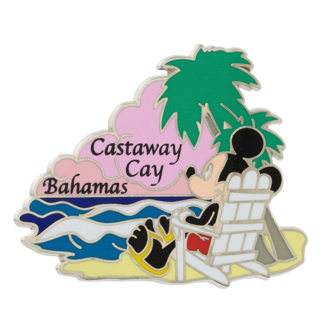 Disney Parks Cruise Line Mickey Mouse Castaway Cay Bahamas Pin New with ...