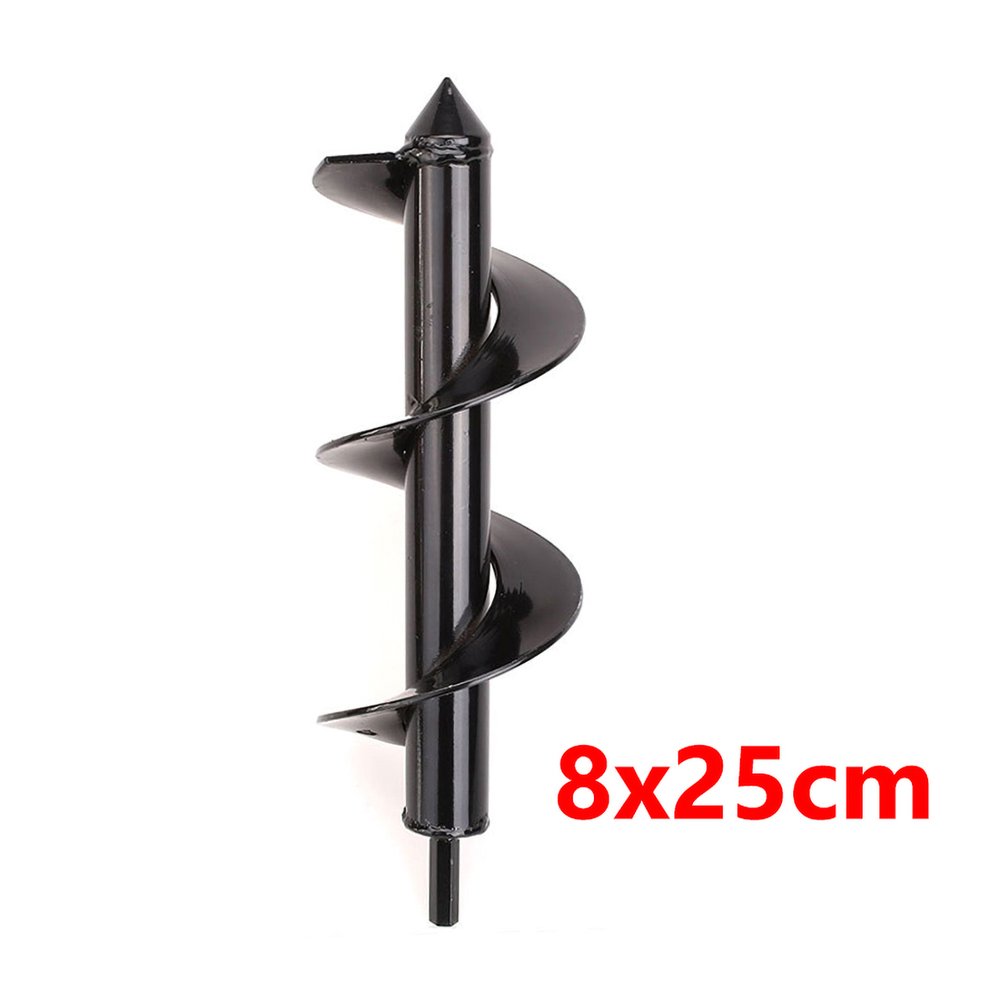 Spiral Drill Bit Short Rod Plant Twist Drill Bit Spiral Rod Digging ...