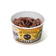 DMF Bait Co. 18 Garlic Canadian Nightcrawlers, Fishing Live Bait ...