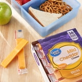 Great Value Mild Cheddar Cheese Snacks, 27 oz Bag, 36 Cheese Sticks ...