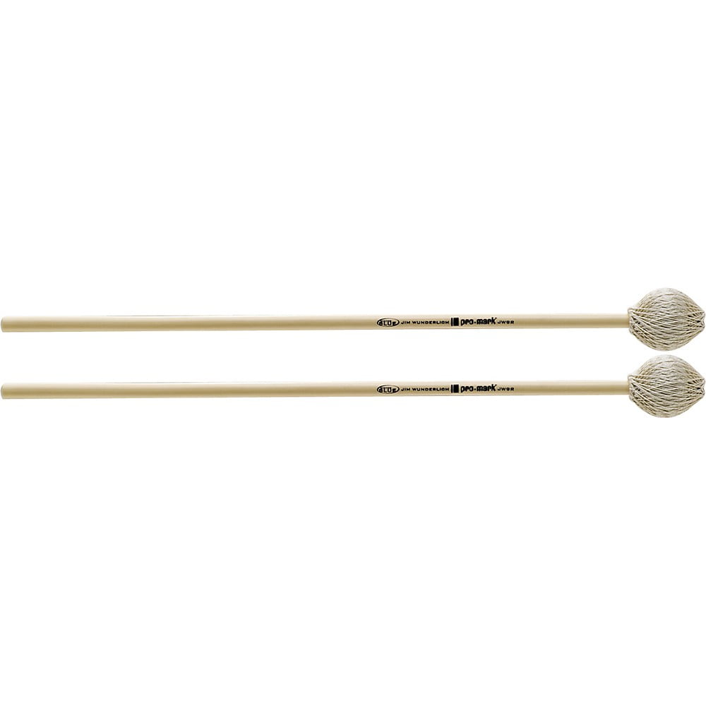Promark System Blue Jim Wunderlich Series Mallets JW9R Hard Rattan Vibe ...