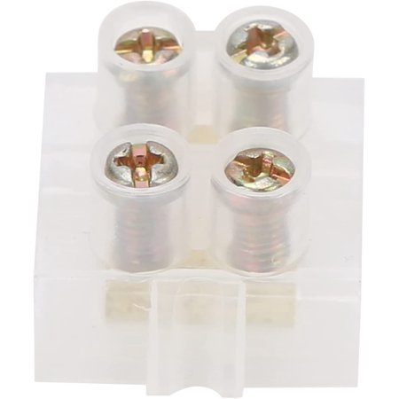 50Pcs Terminal Block White Screw Terminal Connector for Small Home ...