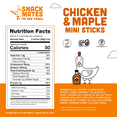Snack Mates Chicken & Maple Mini Meat Sticks by The New Primal , All ...