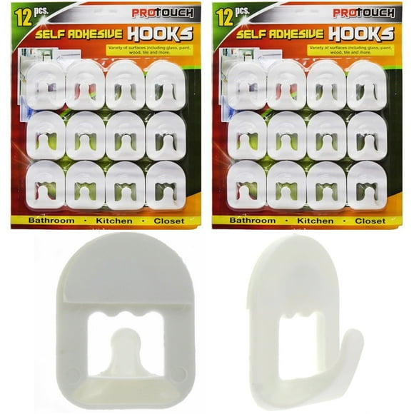 Adhesive Plastic Hooks