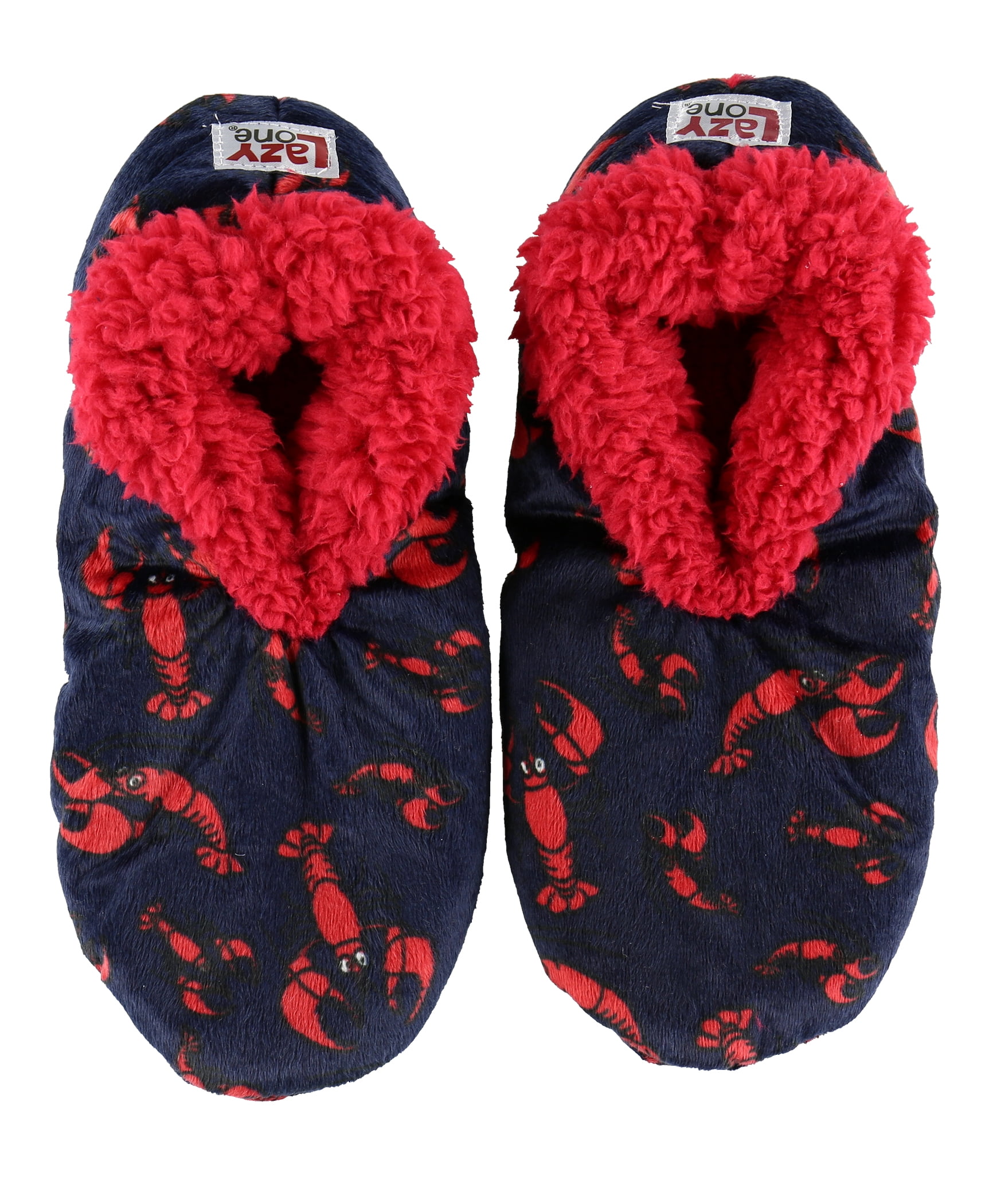 LazyOne Fuzzy Feet Slippers for Women, Cute Fleece-Lined House Slippers ...