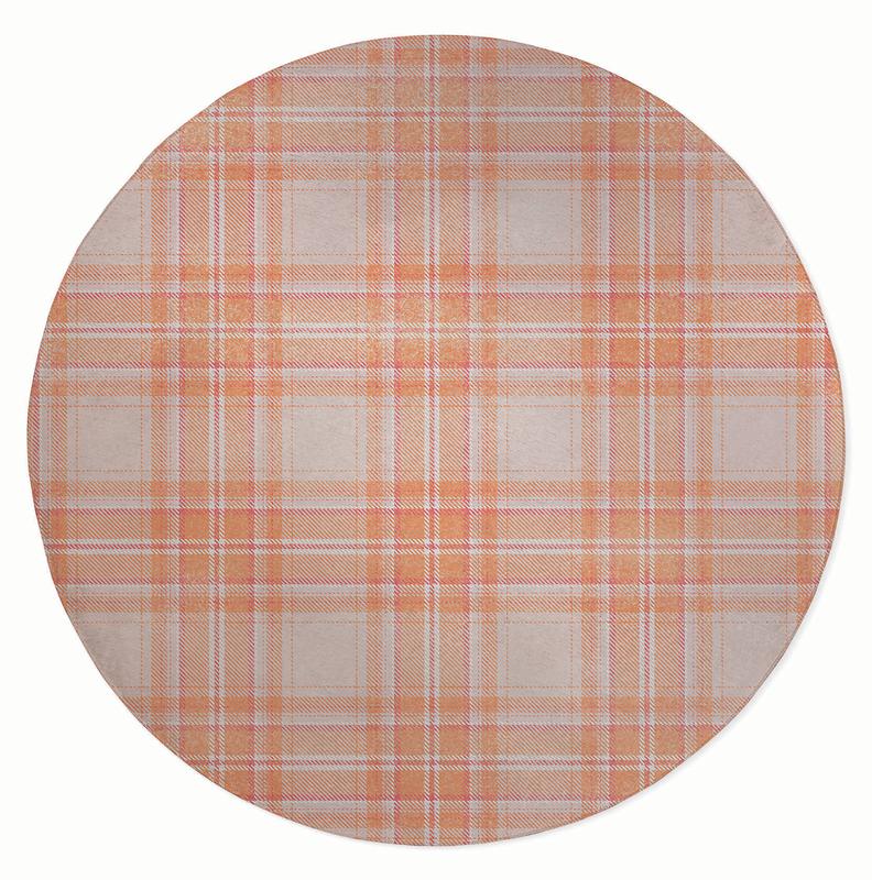 MADRAS PEACH Office Mat By Kavka Designs - Walmart.com