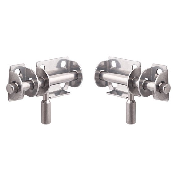 Sliding Door Lock Padlock Hasp Door Latch Hook Anti-Theft, Brushed ...