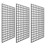 White Triangle Wire Grid Tower with Base and Casters - Walmart.com