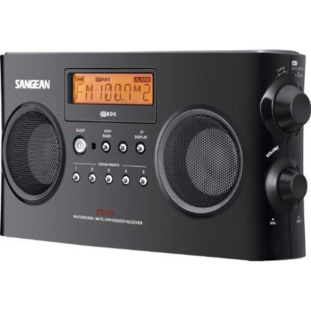 Sangean Am & Fm-Rds Digital Portable Radio, Black - Walmart.com