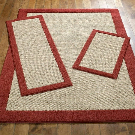 Mainstays Faux Sisal 3-Piece Area Rug Set As low as $ 60.97 | UPC ...
