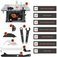 Table Saw 10 Inch,15 Amp 5000RPM Powerful Tablesaw With Stand ...