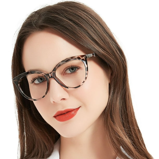 MARE AZZURO Oversized Reading Glasses Women Trendy Round Readers 1.0 1. ...