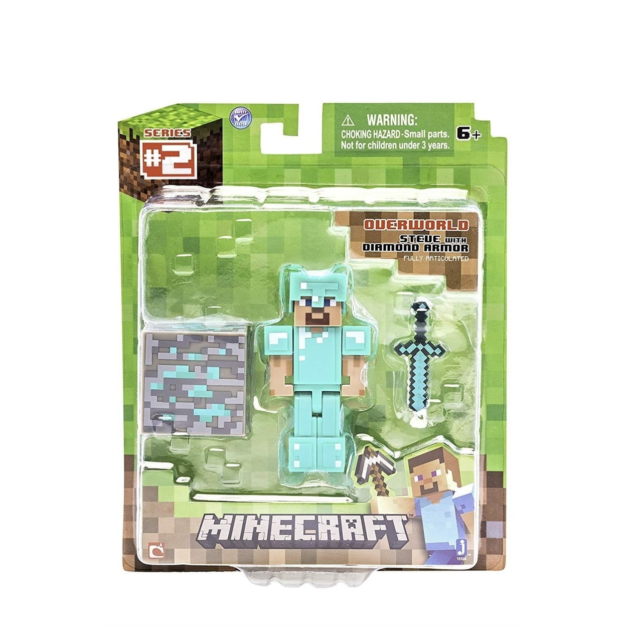 Minecraft Diamond Armor Steve Action Figure - Walmart.com