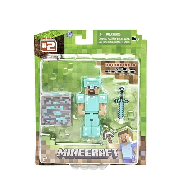 Minecraft Diamond Armor Steve Action Figure - Walmart.com